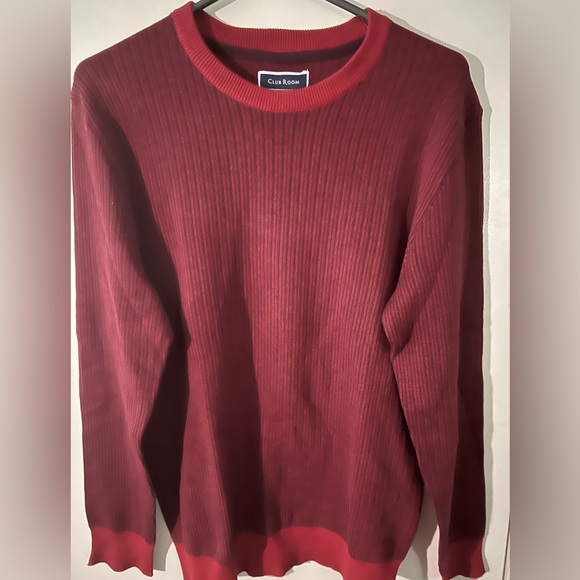 INC International Concepts | Sweaters | Marled Red Sweater With Bright ...